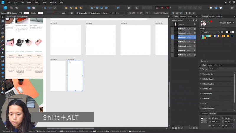 Affinity Designerのアートボードツールが超絶便利!!書き出しペルソナで出力まで網羅