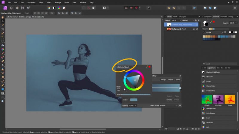 Affinity Photoで写真やどんな画像でもドゥオトーンに加工する方法
